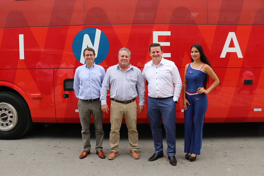 Transportes Linea renueva flota con 10 buses último modelo - Cutivalú Piura