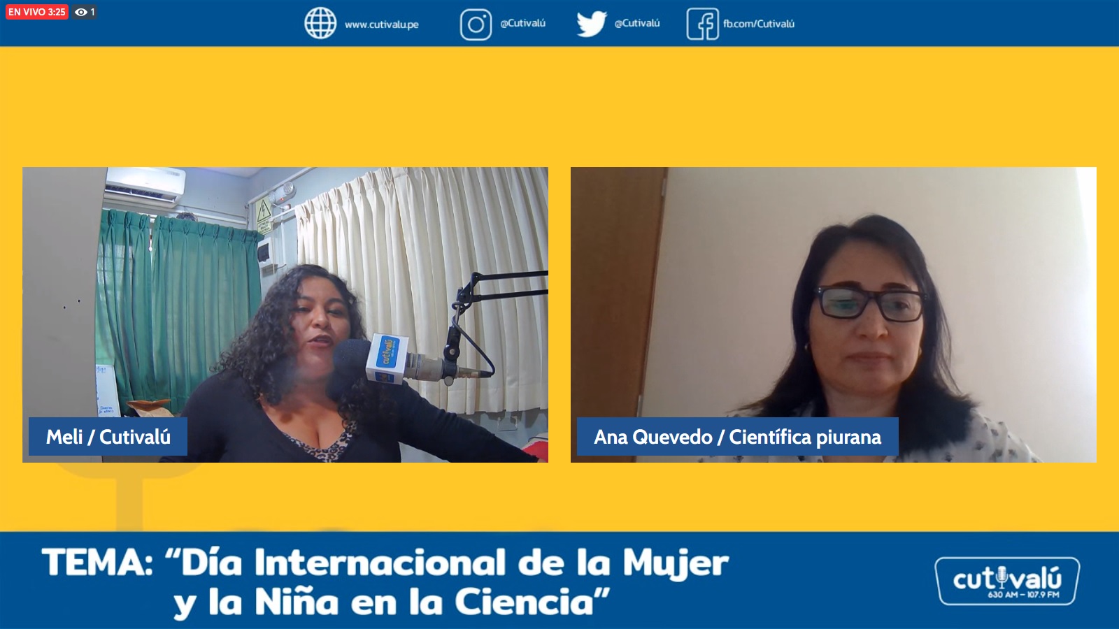 Entrevista con la científica piurana Ana Quevedo - Cutivalú Piura