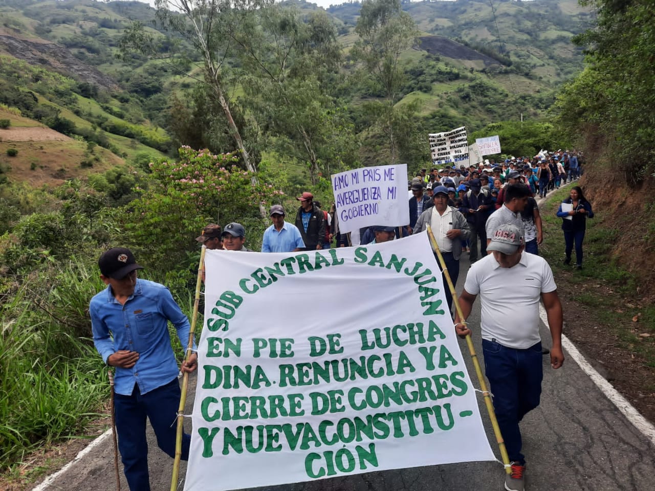 Multitudinaria marcha pacífica en contra del gobierno de Dina Boluarte - Cutivalú Piura